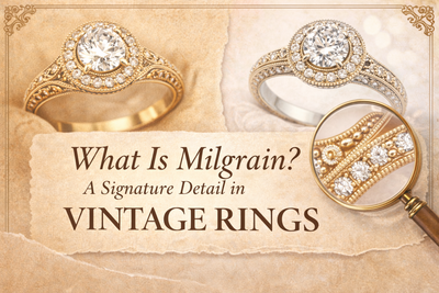 What Is Milgrain? A Signature Detail in Vintage Rings